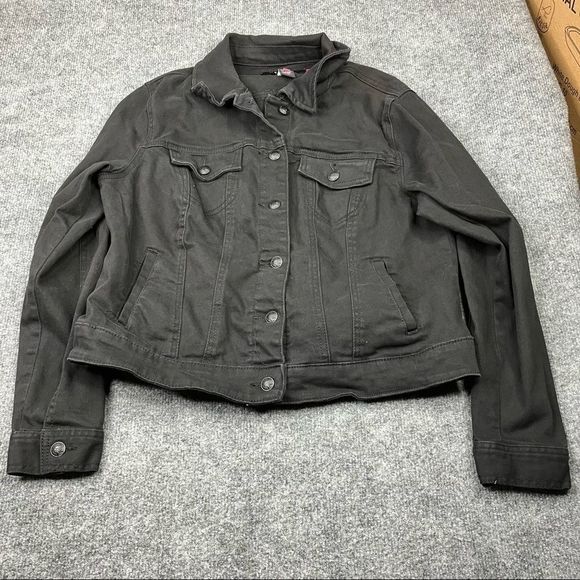 torrid | Jackets & Coats | Torrid Jacket Blackdenim Size O Large Torrid ...